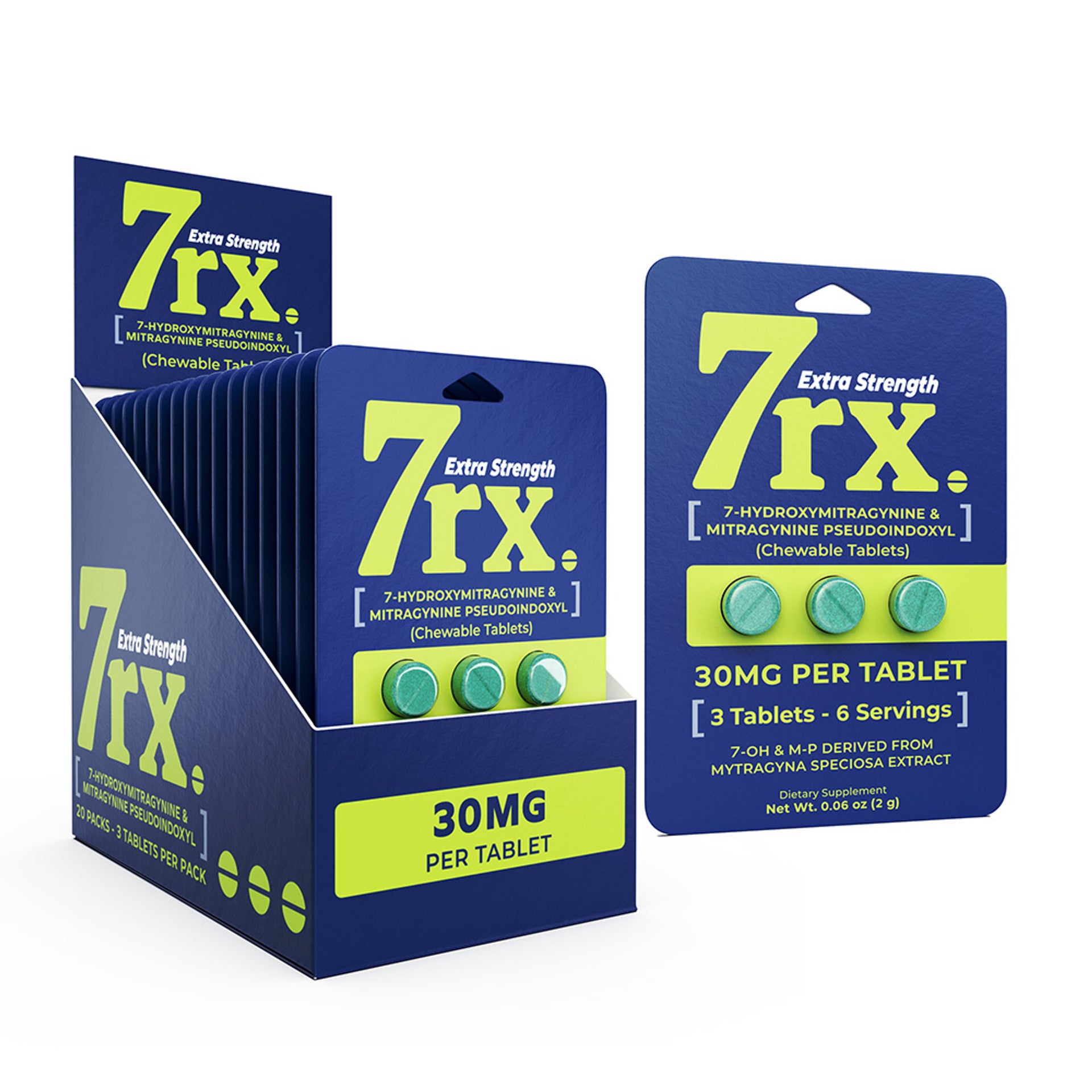 7RX Extra Strength Pseudo + 7-Hydroxy 30mg Tablets | Wholesale – Fist ...