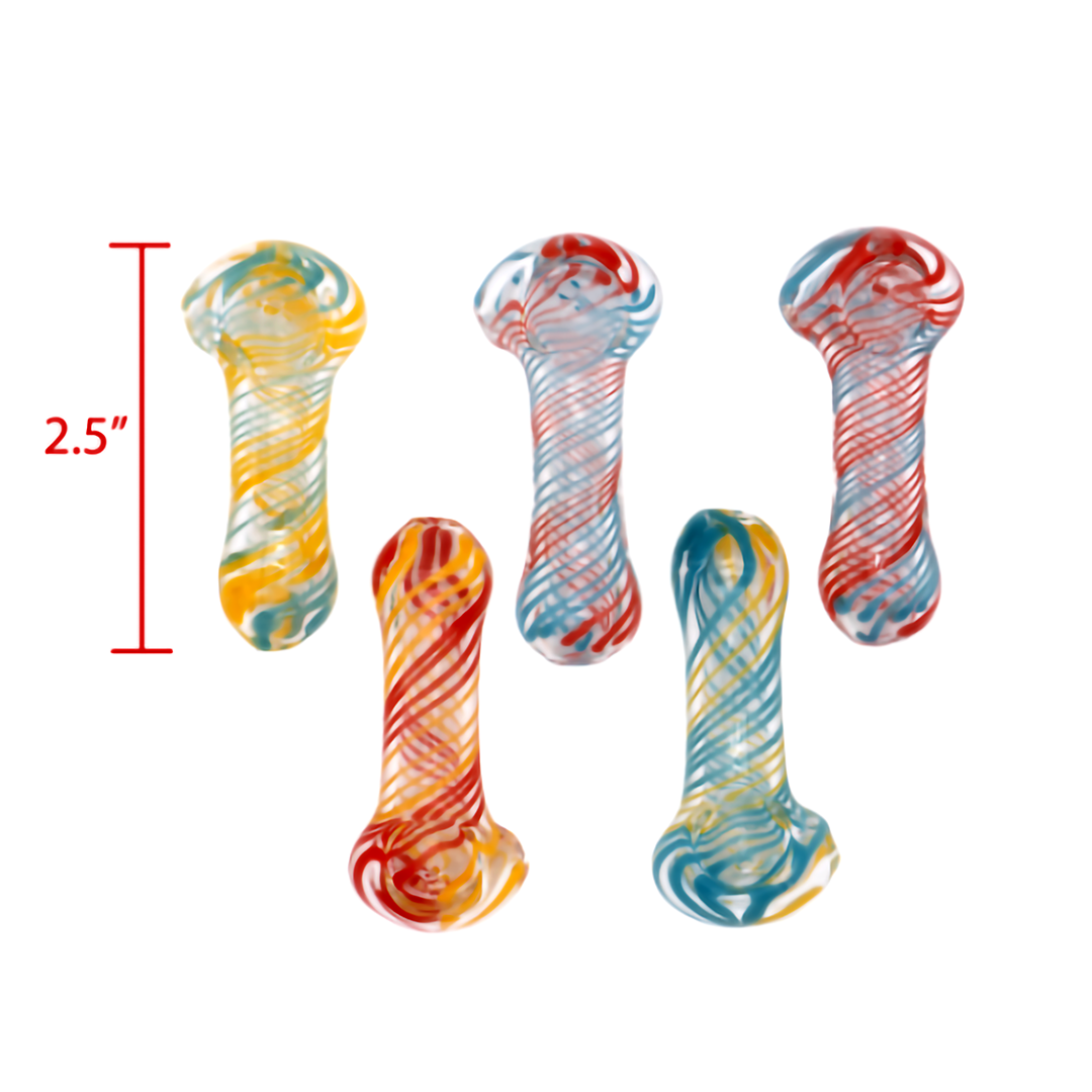 2.5" Apex Heavy Slime Pipes – 18ct Display | Fist Distro