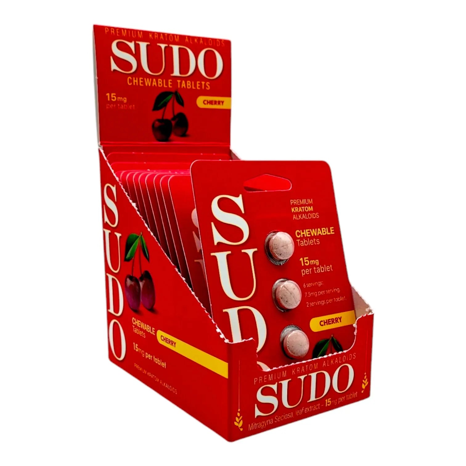 Sudo 7-Hydroxy Kratom Chewables 15mg 3-Pack | Fist Distro